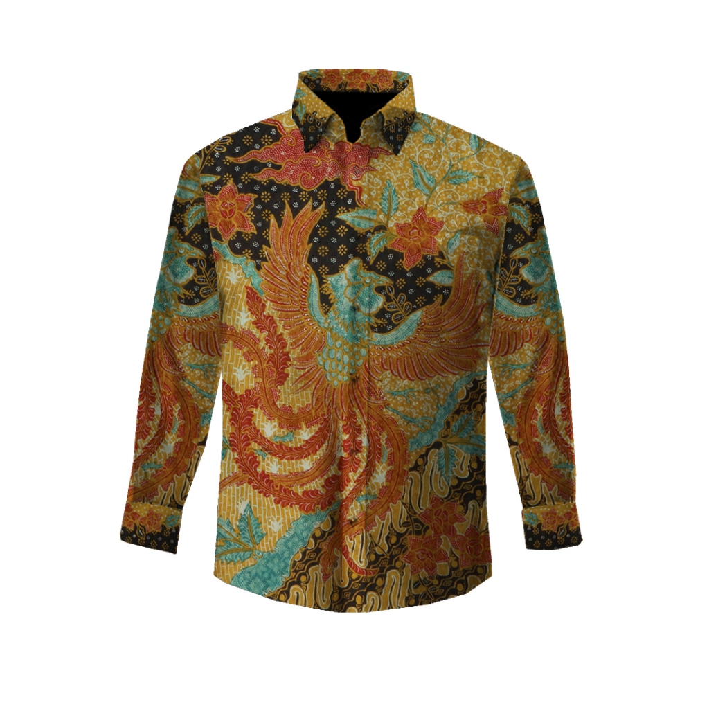 Jual Kain Batik Tulis Asli Tanahan Pola Kemeja Pria Premium Sutra ATBM ...