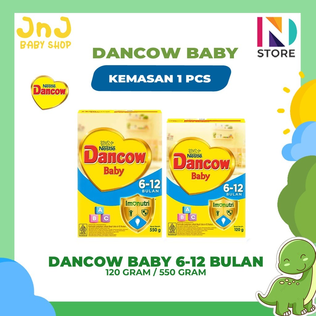 Jual Dancow Baby 6-12 Bulan Kemasan 120g dan 550g | Shopee Indonesia