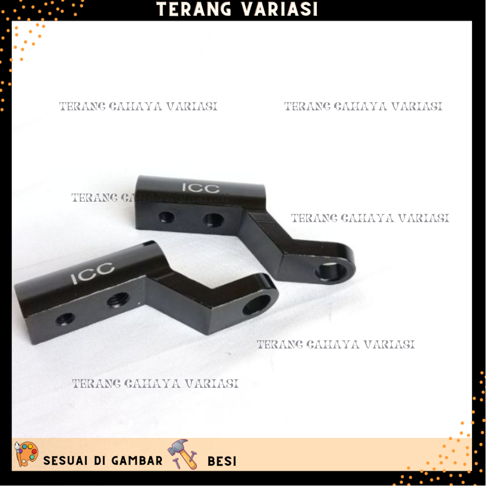 Jual BRACKET DUDUKAN LAMPU MOTOR BRACKET HOLDER HP SPION EXTENSION ...