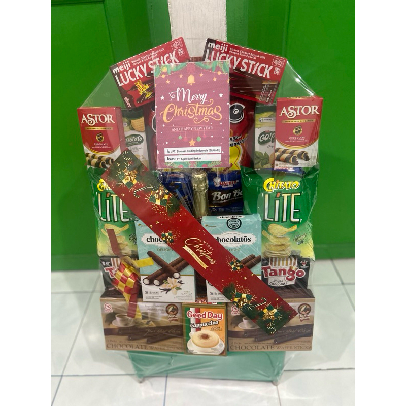 Jual Parcel Natal Dan Tahun Baru Free kartu Ucapan | Shopee Indonesia