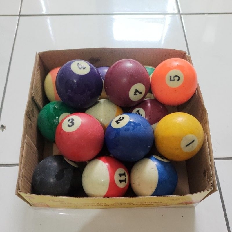 Jual bola billiar second (layak pakai) | Shopee Indonesia
