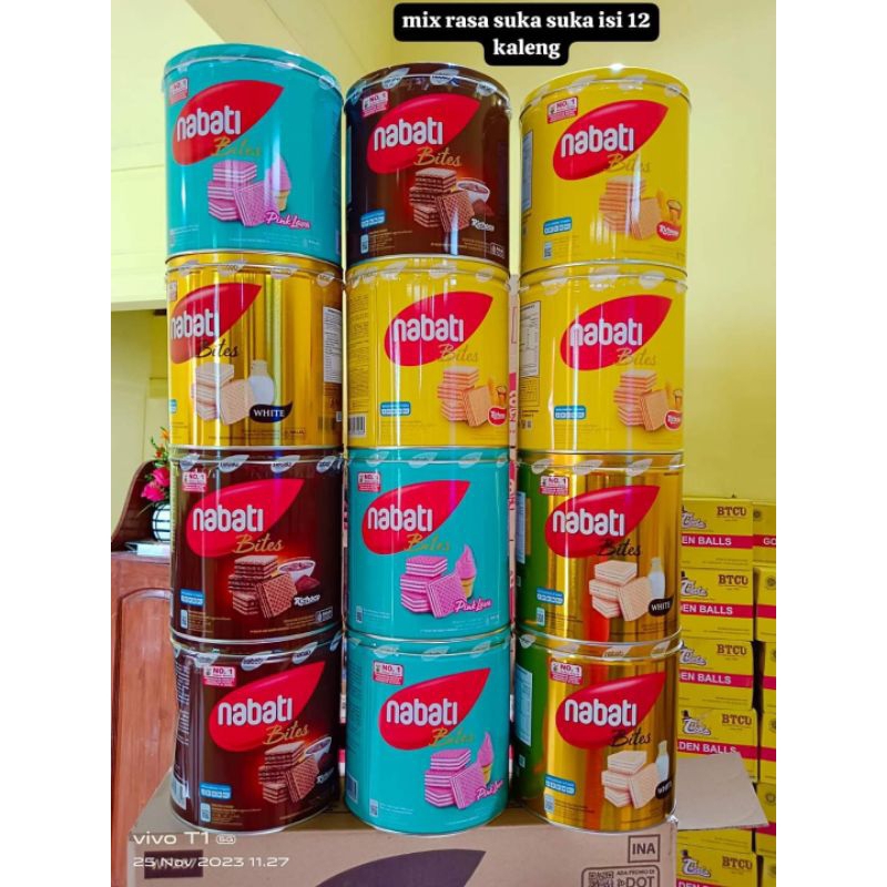 Jual NABATI WAFER BITES KALENG 240g | Shopee Indonesia