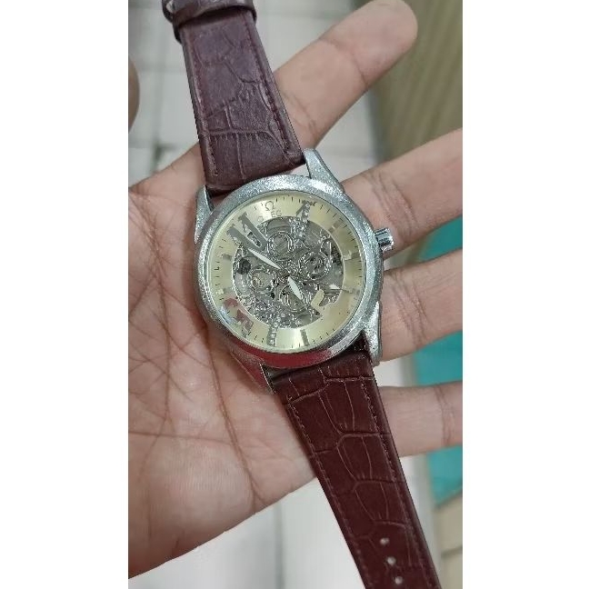 Jual jam tangan klasik pria automatic omg jam elegant vintage kondisi ...