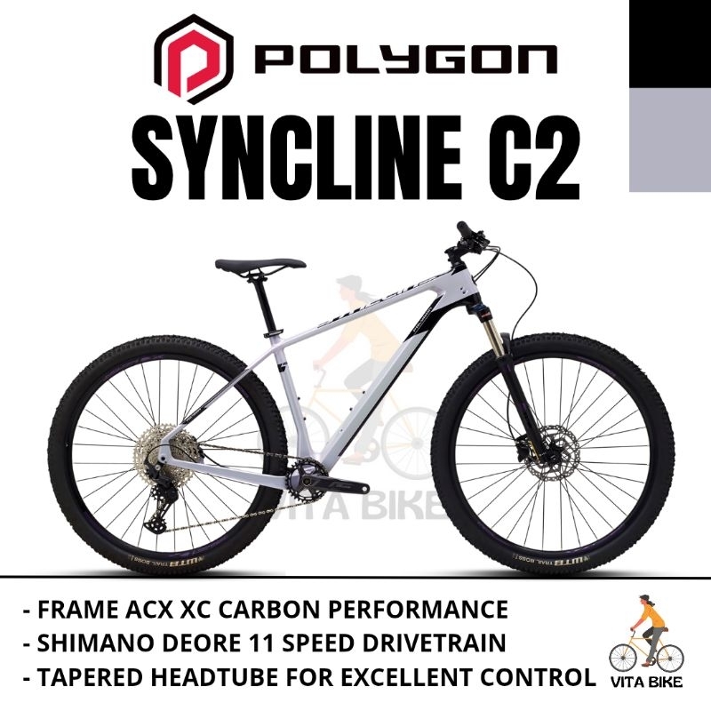 Jual Sepeda Gunung | Polygon Syncline C2 | Shopee Indonesia