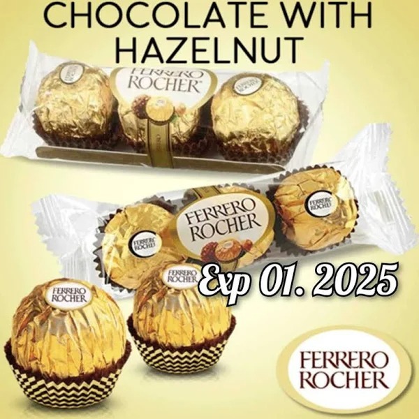 Jual ferrero rocher chips hazelnut isi 3 | Shopee Indonesia