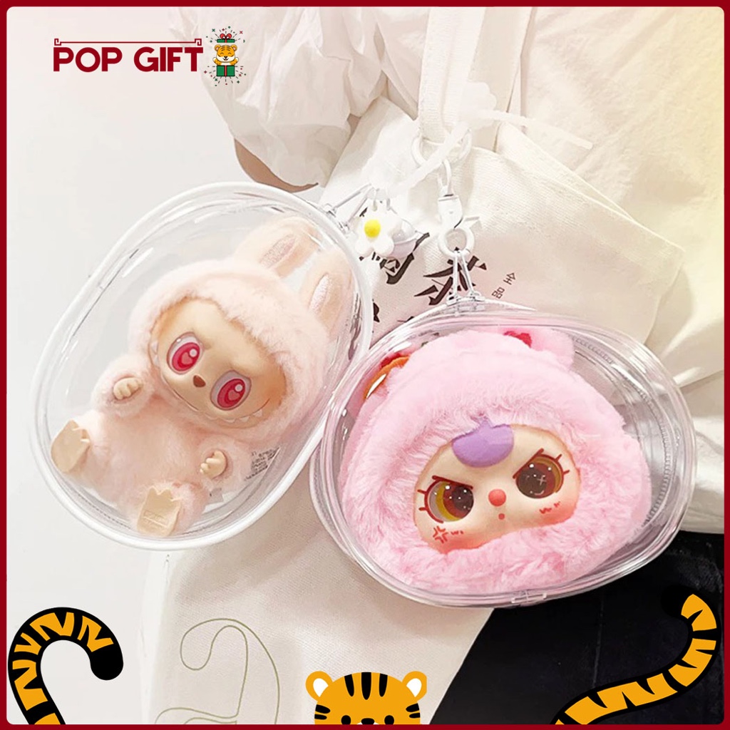 Jual PG Pouch Keychain Bening Tas Labubu Mika Upset Duck Jellycat PVC ...