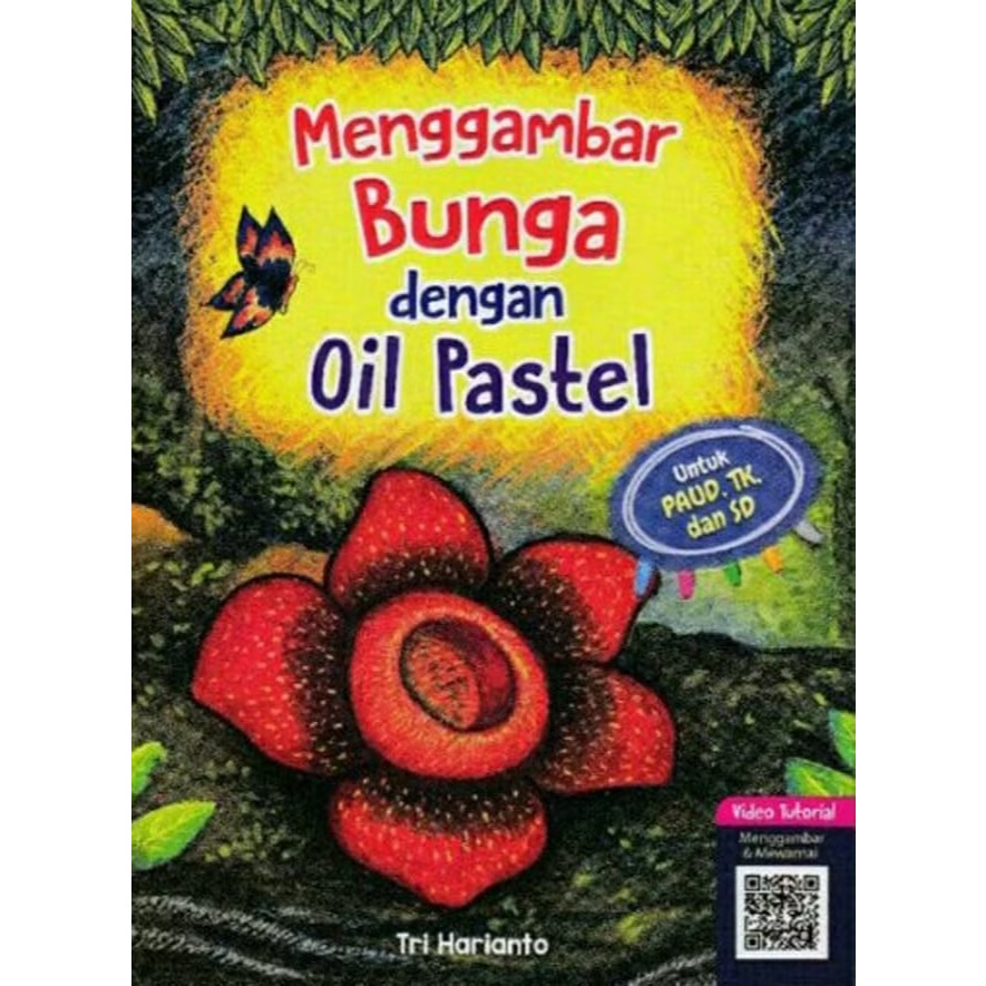 Jual BUKU MENGGAMBAR BUNGA DENGAN OIL PASTEL | Shopee Indonesia