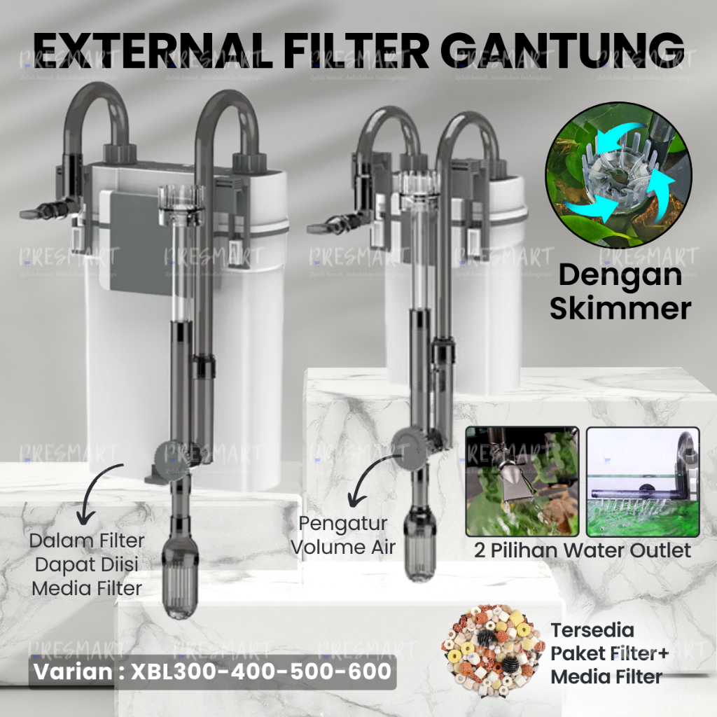 Jual Filter Gantung Hang on Aquarium Hangon Hanging Skimmer External ...