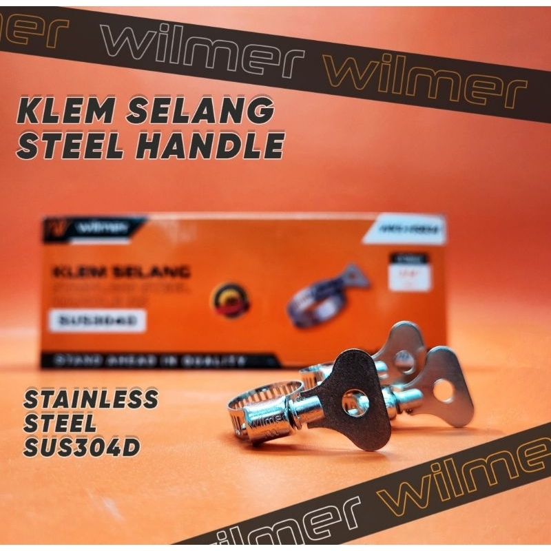 Jual Wilmer Hand Clamp Klem Selang 3/4" inch + Handle Stainless Steel ...