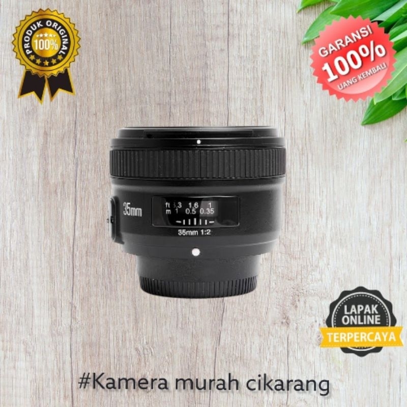 Jual LENSA FIX YN 35MM F2 FOR NIKON MURAH ORIGINAL BERKUALITAS | Shopee ...