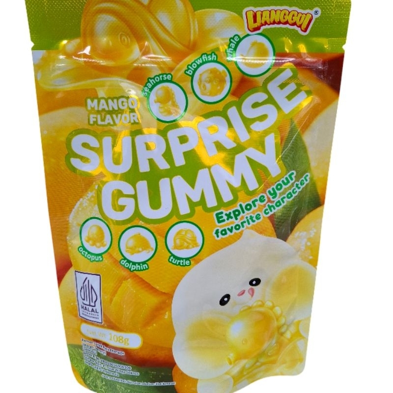 Jual Permen Lianggui Surprise Gummy Mango Flavor 108g | Shopee Indonesia