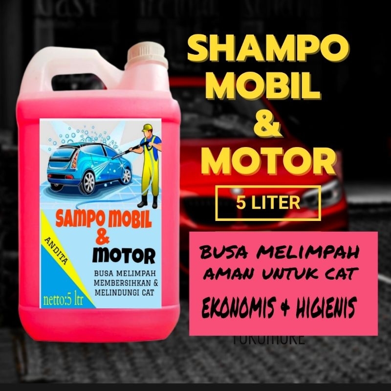 Jual Sampo mobil dan motor murah isi 5 liter | Shopee Indonesia