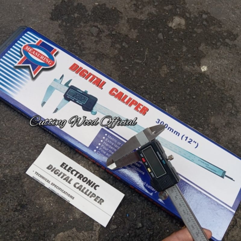 Jual digital caliper stainless 12 inch 300 mm sigmat jangka Sorong electric - 6 inch | Shopee ...