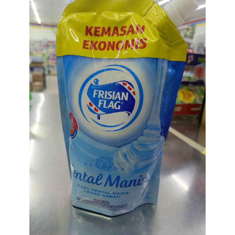 Jual susu kental manis frisian flag pouch putih kemasan 545 g | Shopee ...