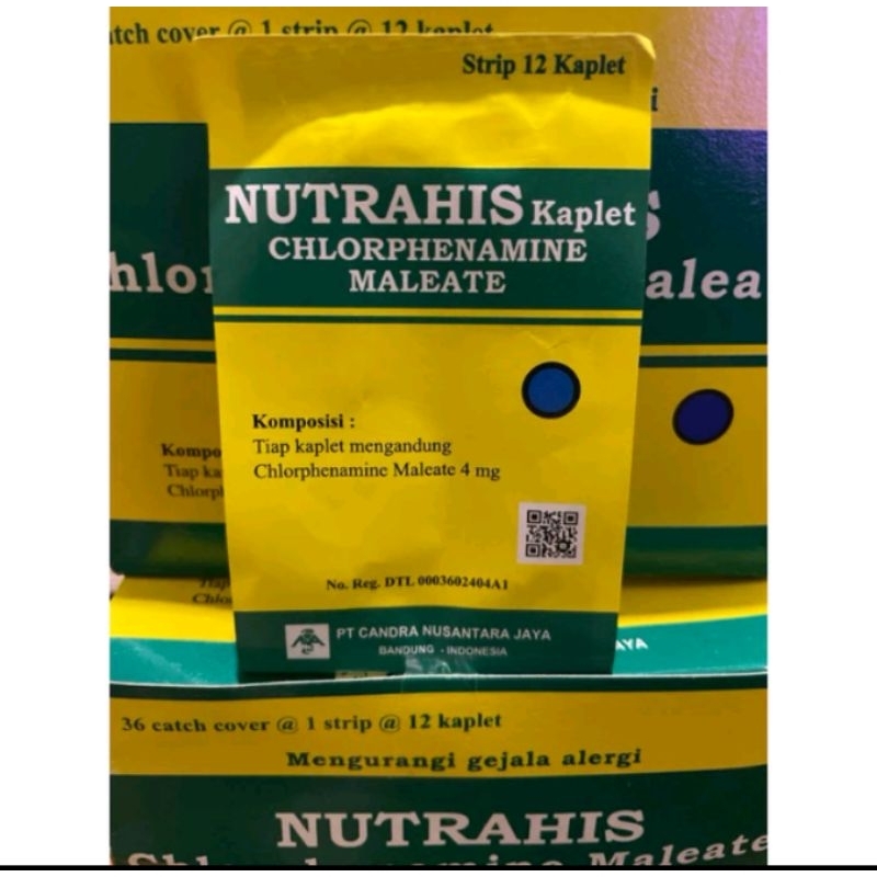 Jual CHLORPHENAMINE MALEATE (CTM) CeTeMe Nutrahis Obat Alergi, Gatal ...