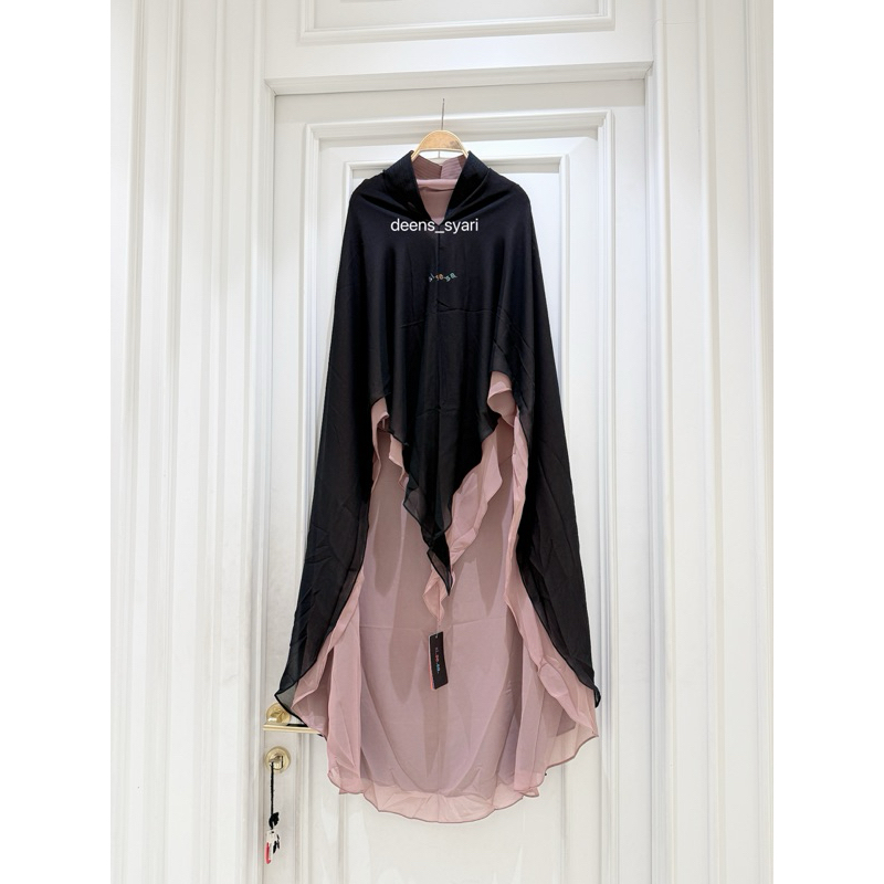 Jual sisesa khimar sumaya Black | Shopee Indonesia