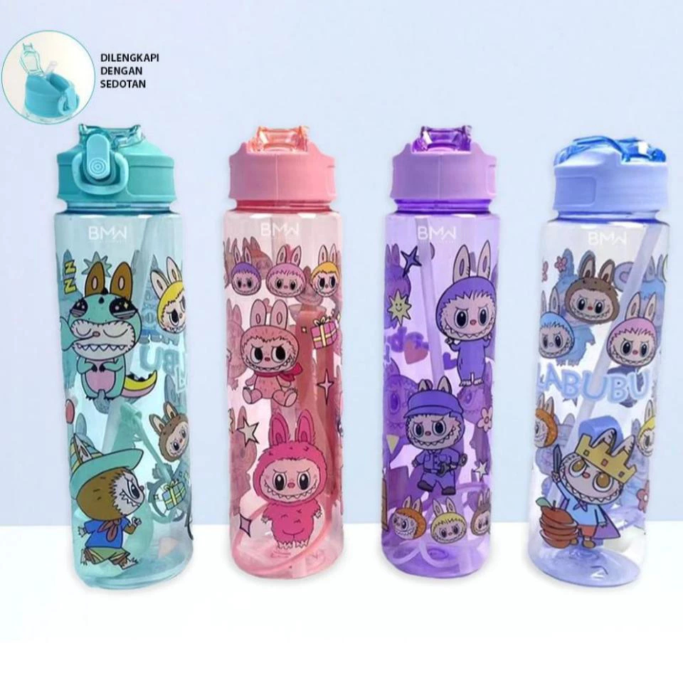 Jual BOTOL MINUM LABUBU/BOTOL VIRAL 800-900 ML/BOTOL MINUMAN ANAK ...