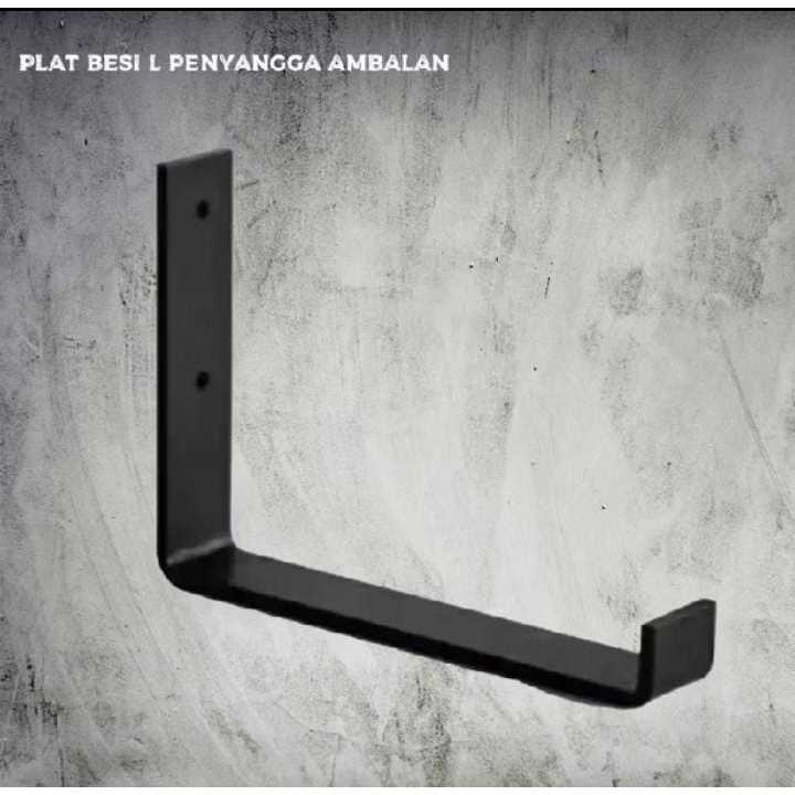 Jual Plat Besi L Penyangga Ambalan/Besi Bracket untuk Ambalan Model L ...