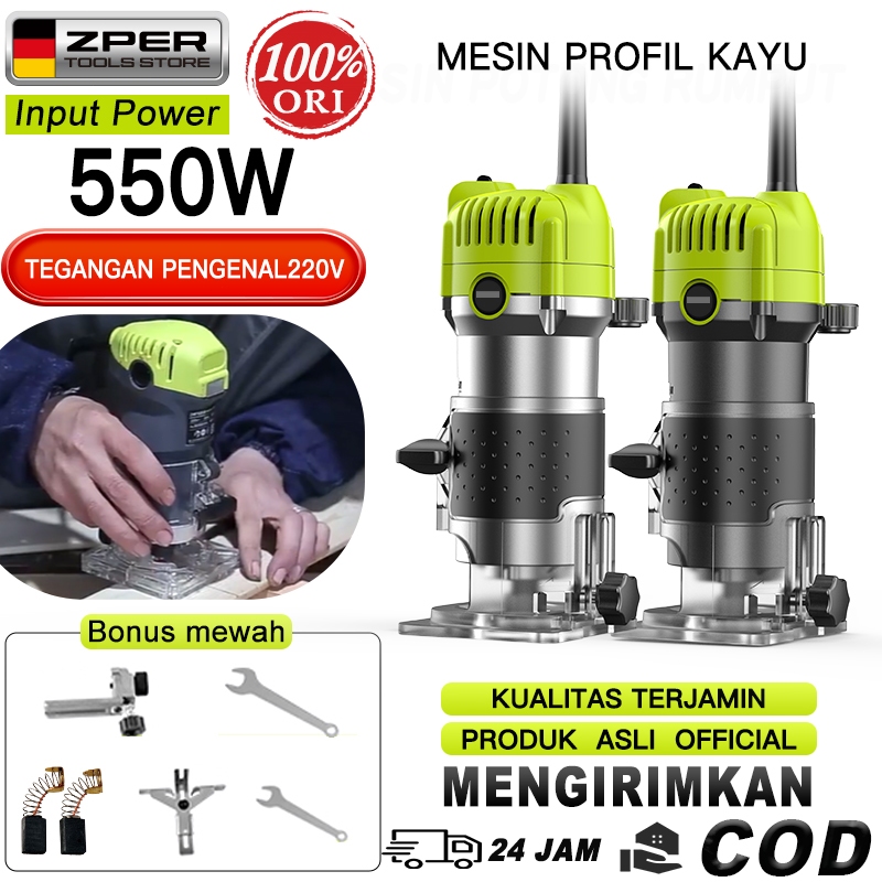 Jual ZPER Mesin Profil Kayu alatpotong Router Trimmer Fullset Murah ...
