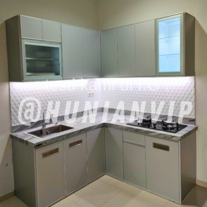 Jual Kitchen set / Rak dapur minimalis terpasang full aluminium acp ...