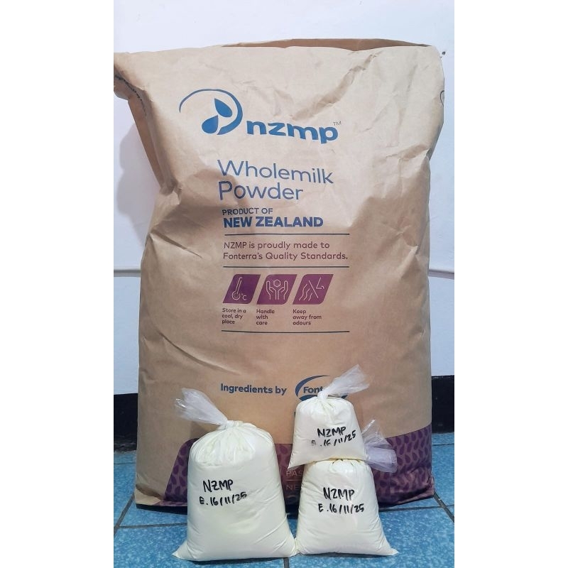 Jual SUSU BUBUK FULL CREAM (NZMP) REPACK 1kg - 500gr | Shopee Indonesia