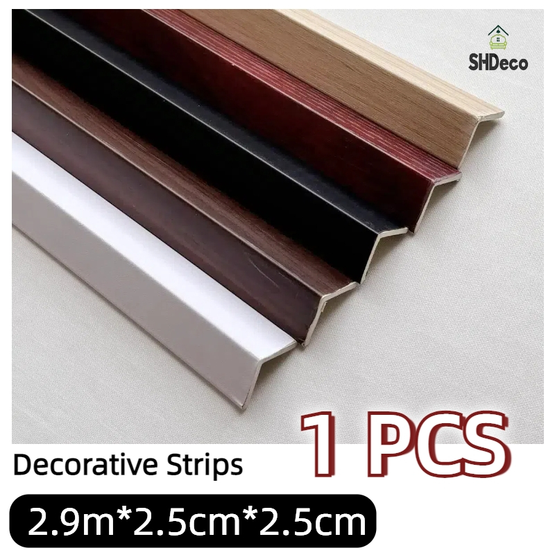 Jual [2,9 meter] Garis sudut berbentuk L panel dinding WPC / trim panel ...