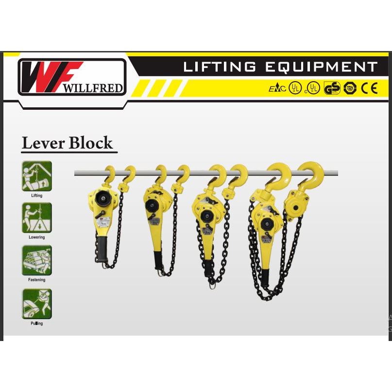 Jual LEVER BLOCK / MANUAL LEVER HOIST 6 TON– WILLFRED | Shopee Indonesia