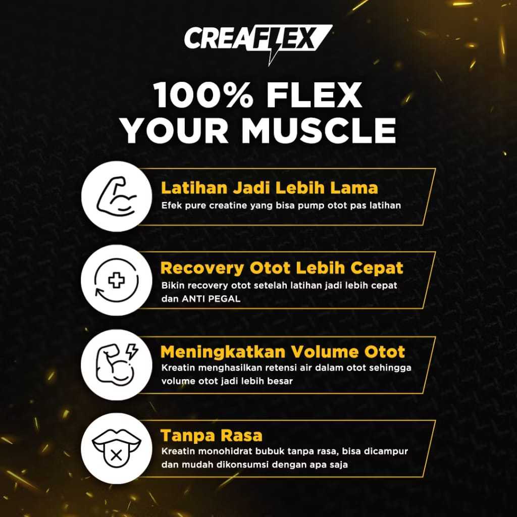 Jual FITLIFE Creaflex 300 Gram Pure Creatine Fitlife Creatine ...