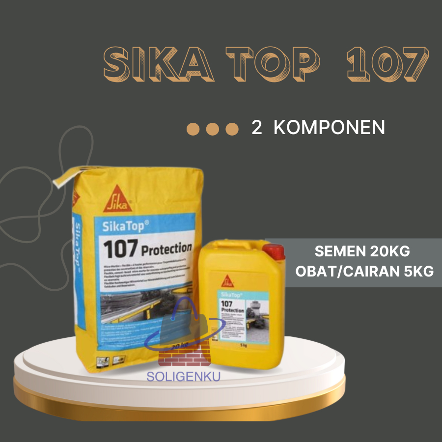 Jual SIKATOP 107 SEAL ID Waterproofing Pelapis 2 Komponen Anti Bocor Sika Top 25 KG SIKA TOP 107 ...
