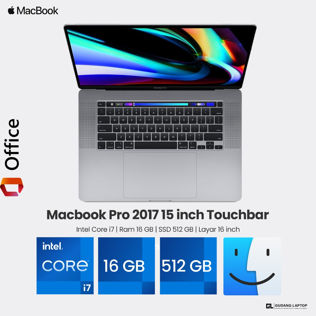 Jual Apple MacBook Pro 2017 15 inch Intel Core i7 Ram 16 SSD 512GB Layar 15 inch | Shopee Indonesia