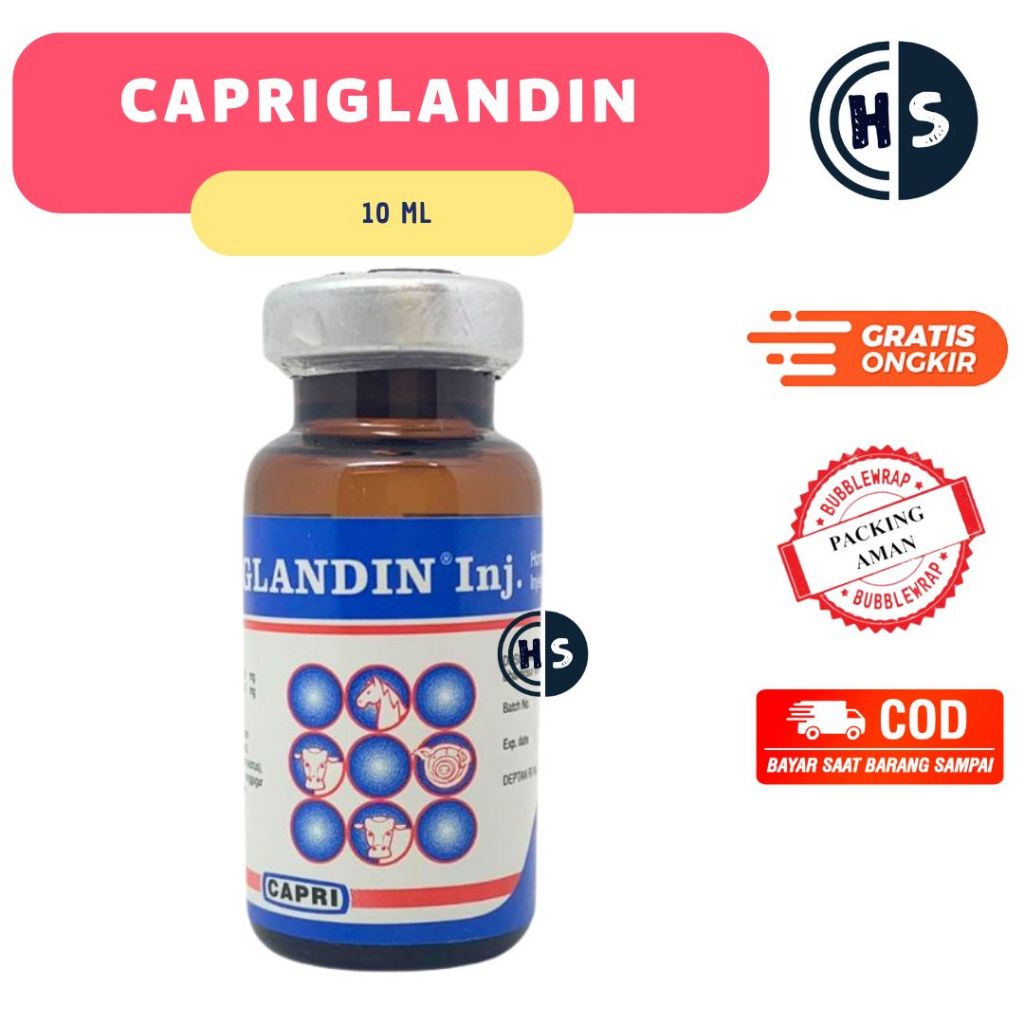 Jual CAPRIGLANDIN INJ 10ml - Obat Birahi Hewan, Hormon Sinkronisasi ...