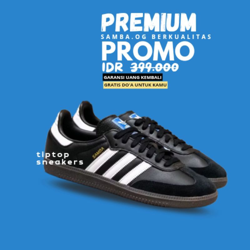 Jual PROMO COD SEPATU PRIA WANITA SMBA OG CORE BLACK SPESIAL TRENDI ...