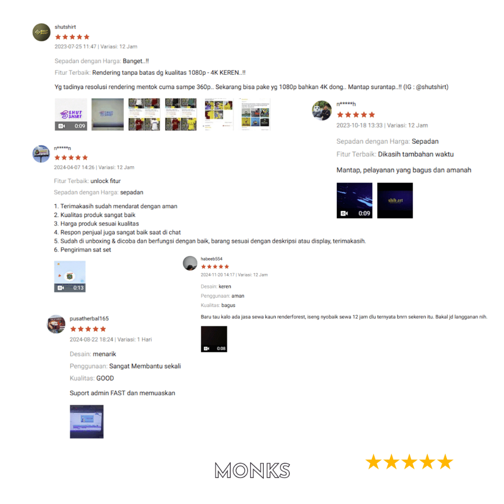 Jual Sewa Renderforest PRO Murah Meriah - Unlimited Edit Video Animasi ...