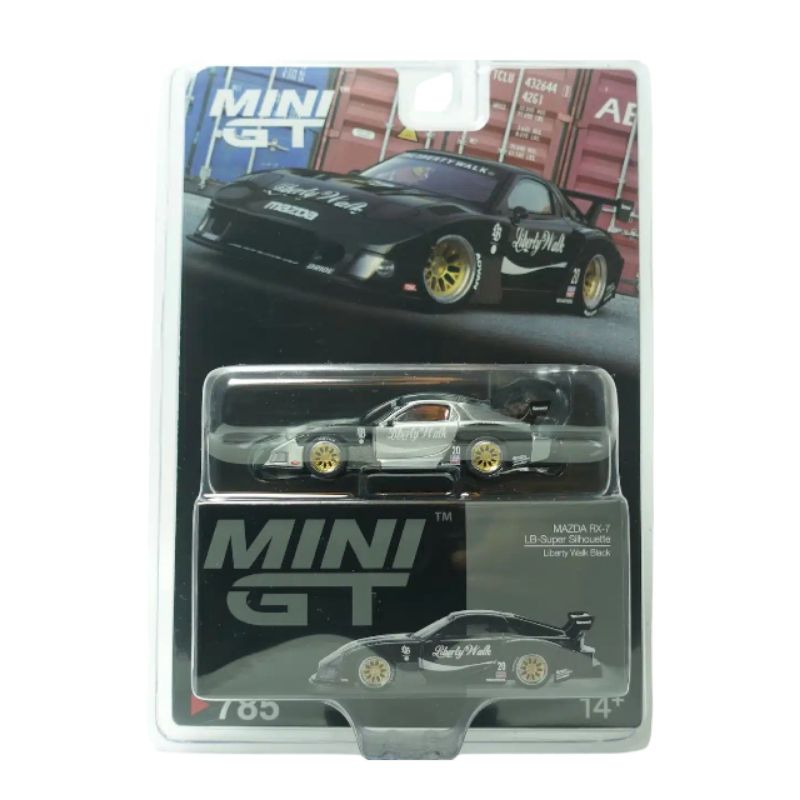 Jual Mini GT MAZDA RX-7 LB-Super Silhouette Liberty Walk Black Chase ...