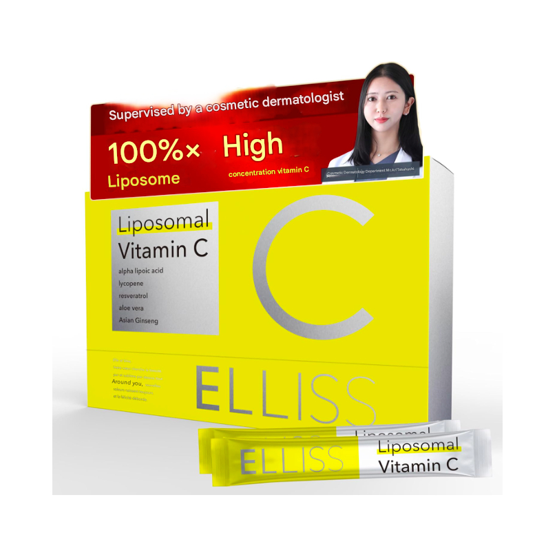 Jual Ellis Liposomal Vitamin C 100% whitening, anti aging, bantu atasi flek & melasma, atasi ...