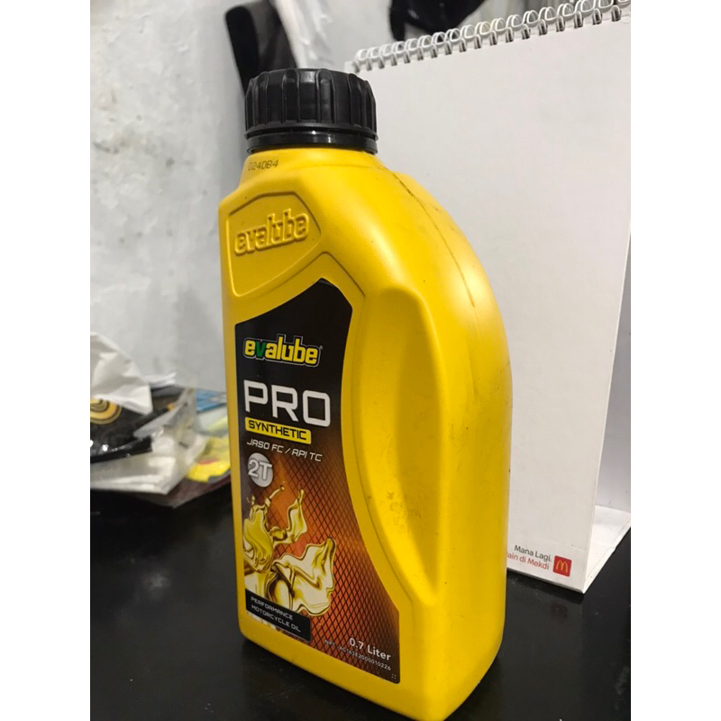 Jual oli evalube PRO synthetic jaso fc/api tc 2T 0,7L | Shopee Indonesia