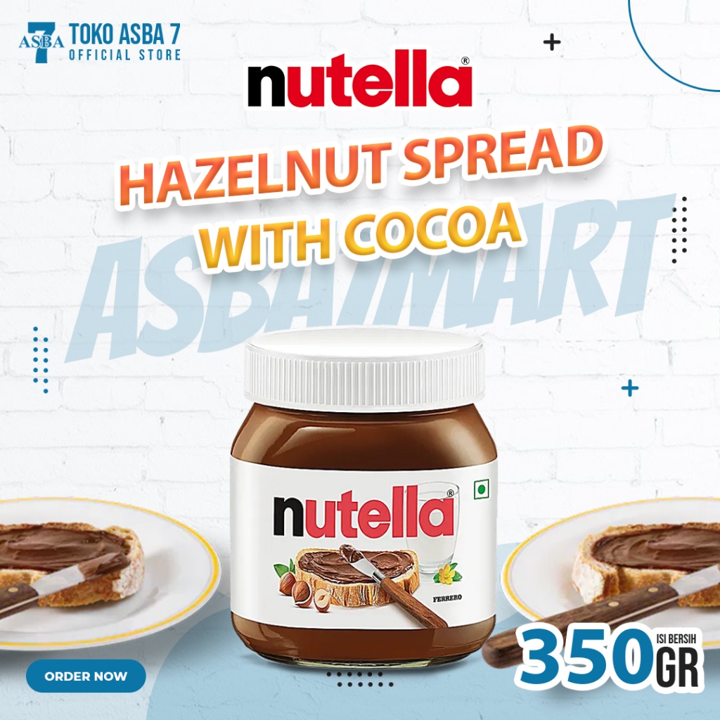 Jual NUTELLA HAZELNUT SPREAD WITH COCOA 350GR | Shopee Indonesia