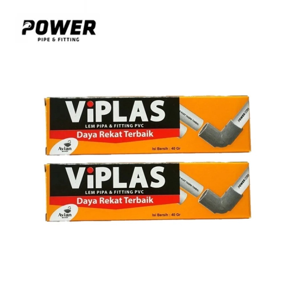 Jual Lem Pipa PVC Viplas Pcs Tube (40 Gram) | Shopee Indonesia