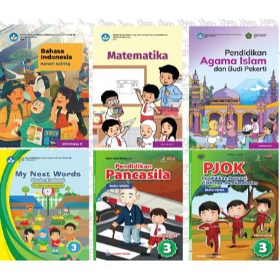 Jual Kurmer SD kelas 3 Buku Siswa Kurikulum Merdeka PAI, Matematika, BHS Indonesia, BHS inggris ...