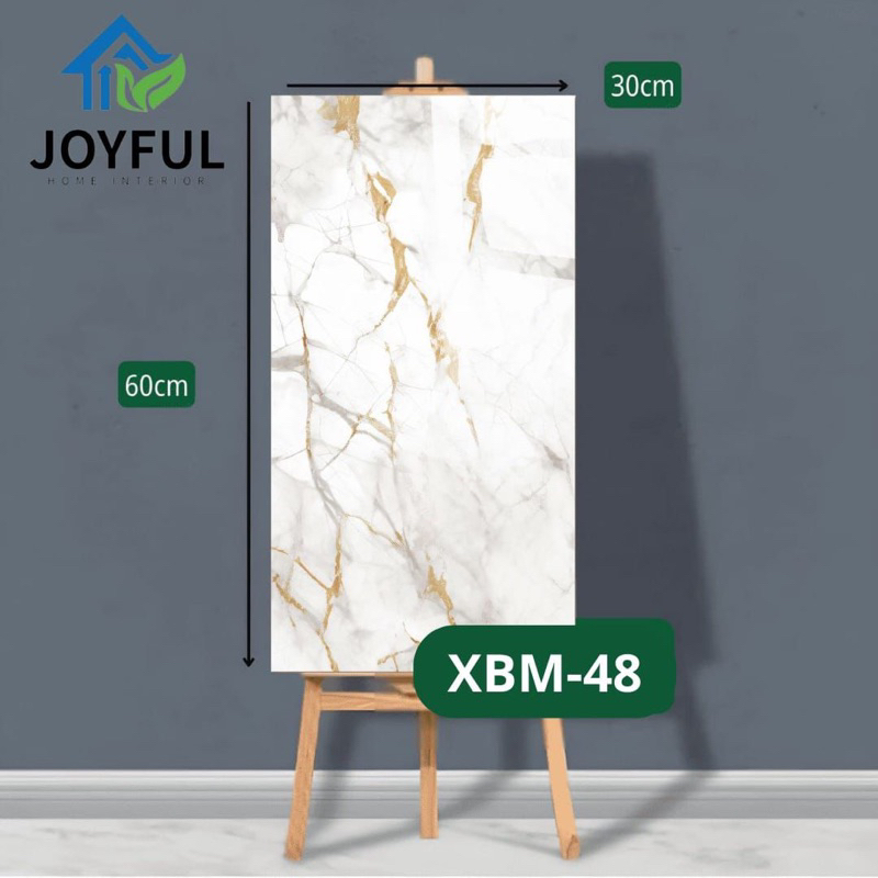 Jual (20LEMBAR 187,000) Wallpaper dinding VINYL Marble 30 x 60 cm ...