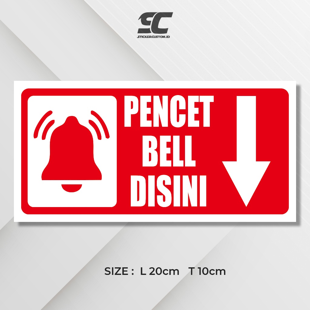 Jual STIKER VINYL PENCET BEL | Shopee Indonesia