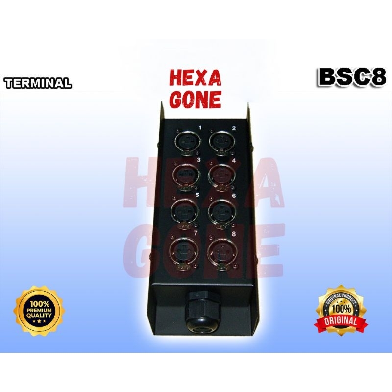 Jual TERMINAL Box snake cable 8ch input plus connector import | Shopee ...