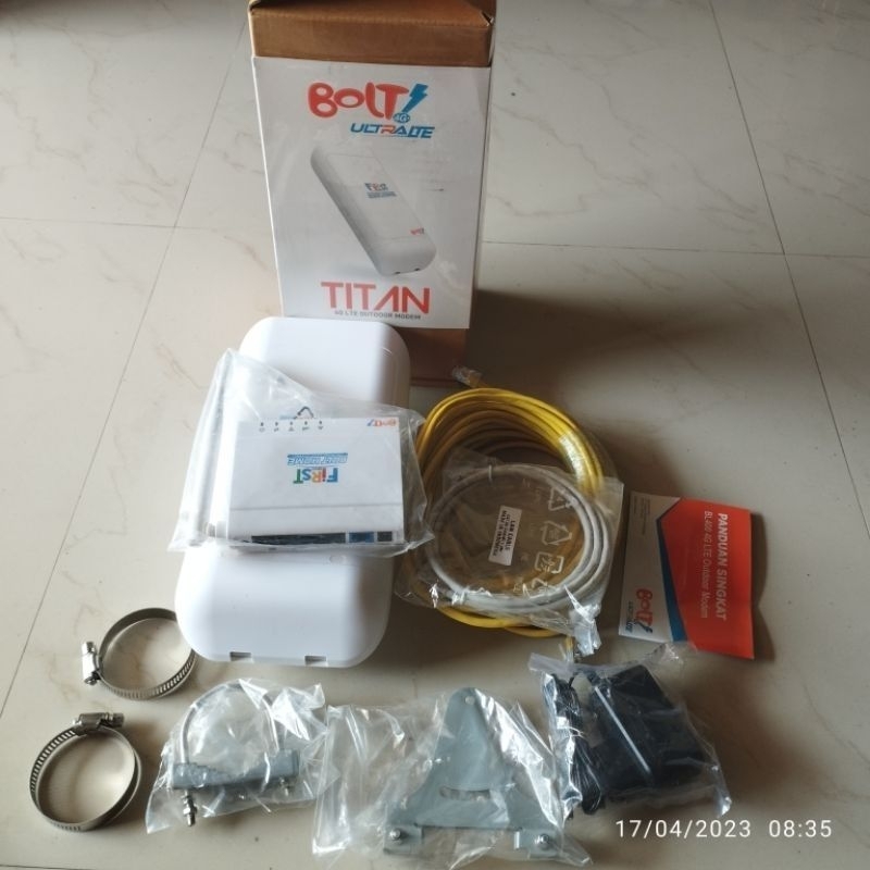 Jual Wifi Router Titan BL400'BL401 Csan+Kbel 15'Meter BOLT UNLOCK 4G ...