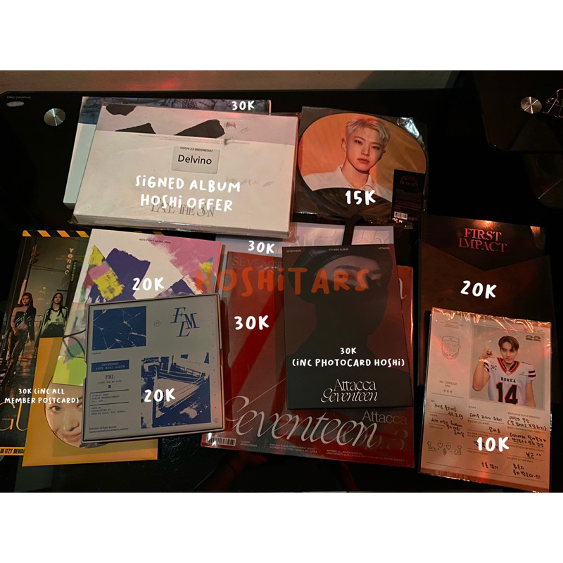 Jual album seventeen only hoshi attacca fml itzy the boyz tbz face the ...