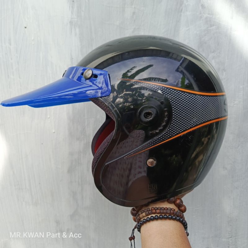 Jual HELM SCOOPY CUSTOM SECOND | Shopee Indonesia