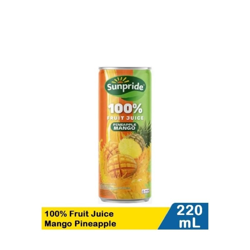 Jual Sunpride 100% Fruit Juice Mango Pineapple220mL | Shopee Indonesia
