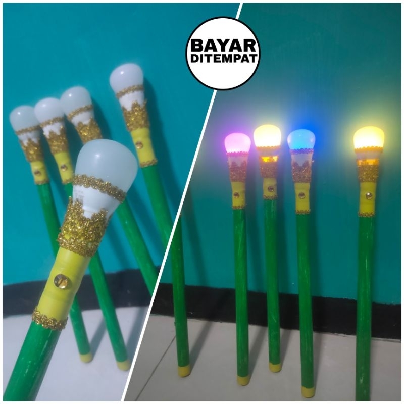 Jual obor elektrik mainan anak dan dewasa tongkat led / ocor / pawai ...