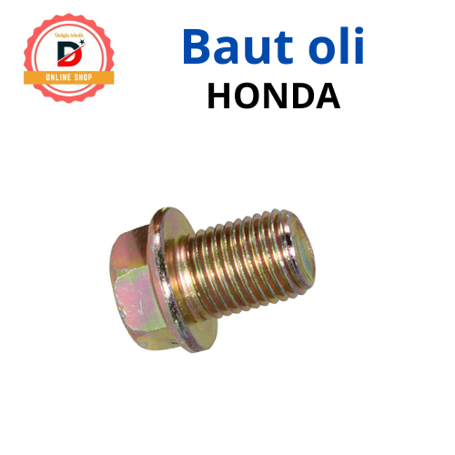 Jual Baut tap oli M12x1.5 baut tutup oli honda tutup pembuangan oli ...