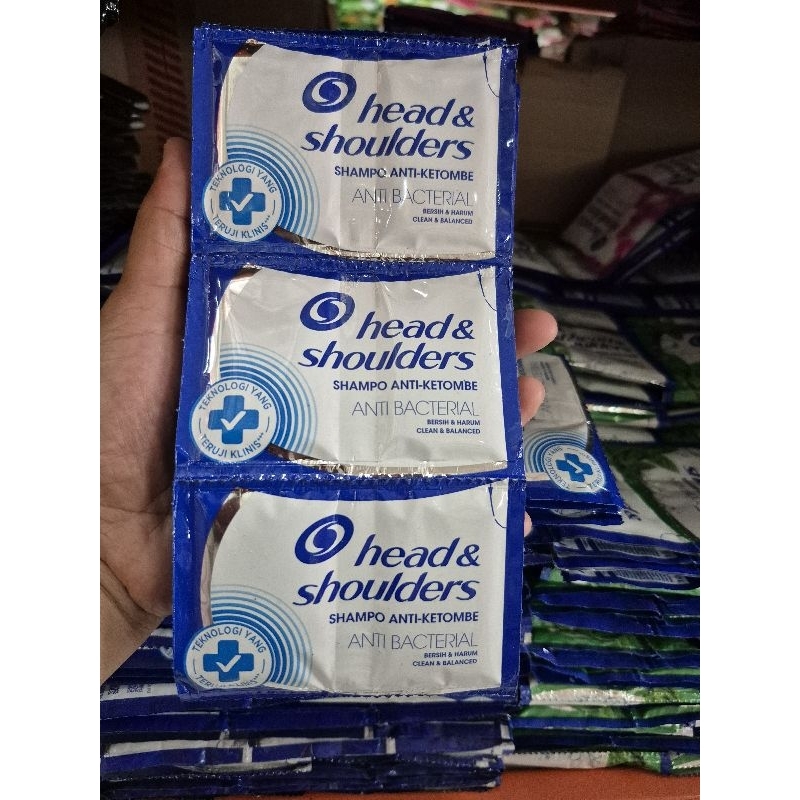 Jual HEAD & SHOULDERS SHAMPOO SACHET RENCENG 12x10ml | Shopee Indonesia