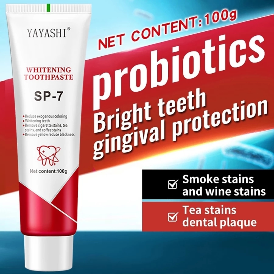 Jual YAYASHI SP7 Pasta Gigi Pemutih Probiotik - Pemutih Menghilang Noda ...